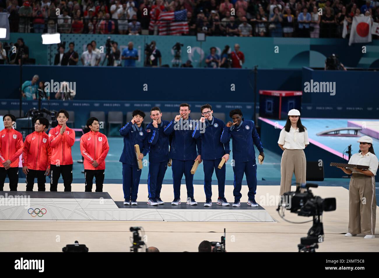 29th July 2024; Paris Olympic Games, Paris, France, Day 3; Bercy Arena ...