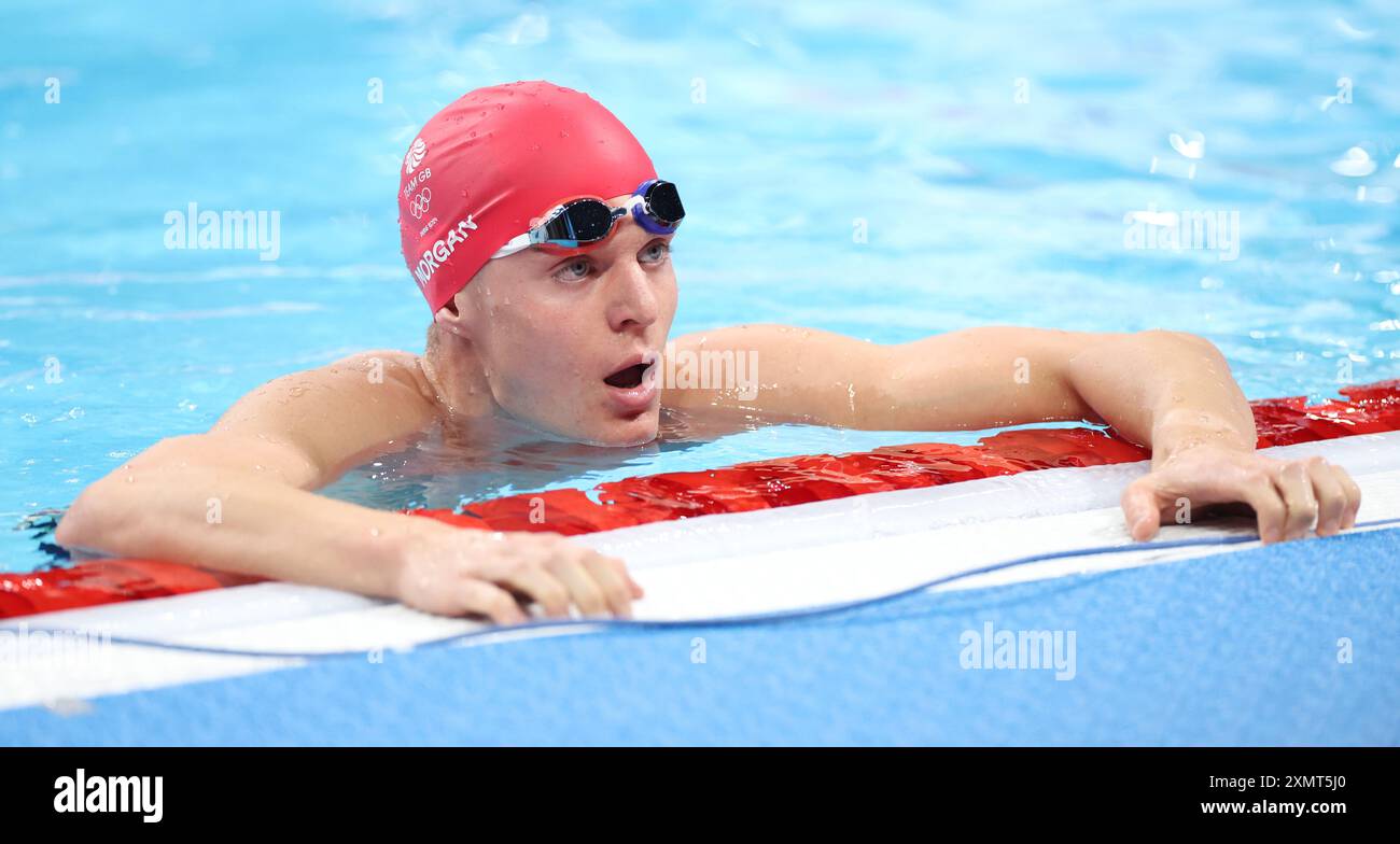 Paris, France. July 29th 2024. Team GB's Oliver Morgan after the men's ...