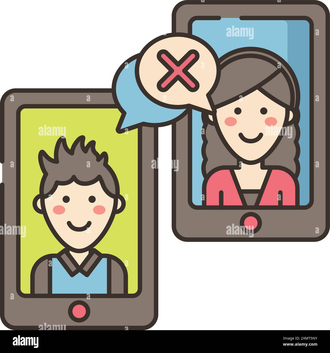 Miscommunication vector vectors Stock Vector Images - Alamy