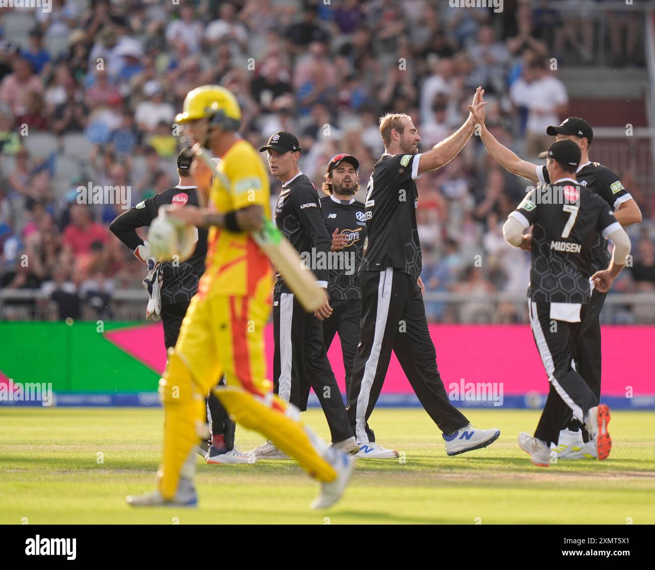 29th July 2024; Old Trafford Cricket Ground, Manchester, England; The ...