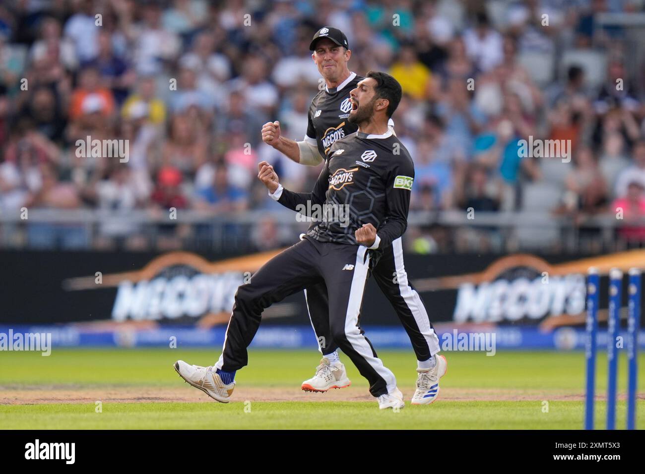 29th July 2024; Old Trafford Cricket Ground, Manchester, England; The ...