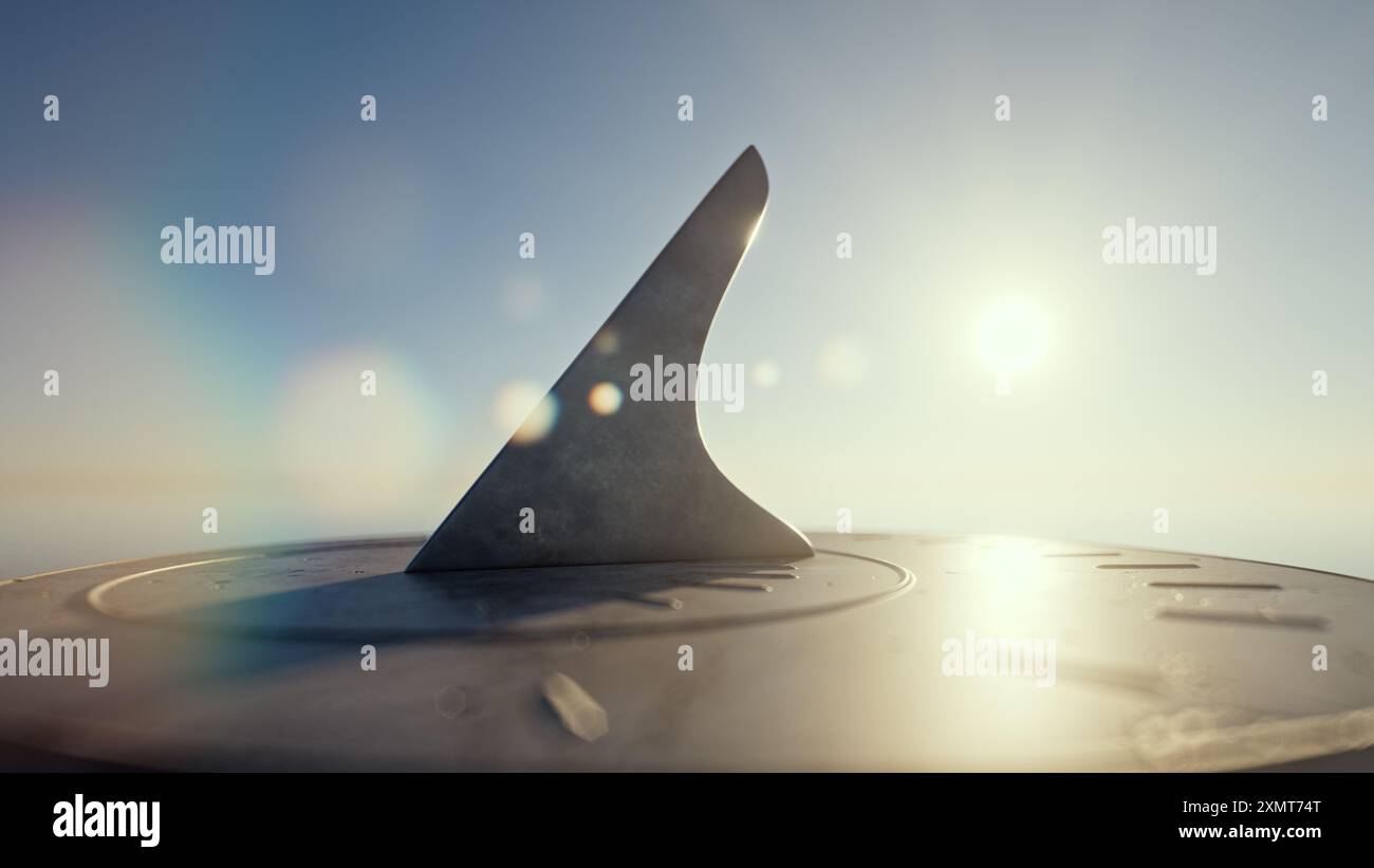 Closeup of sundial with gnomon at sunrise, realistic 3d render Stock ...