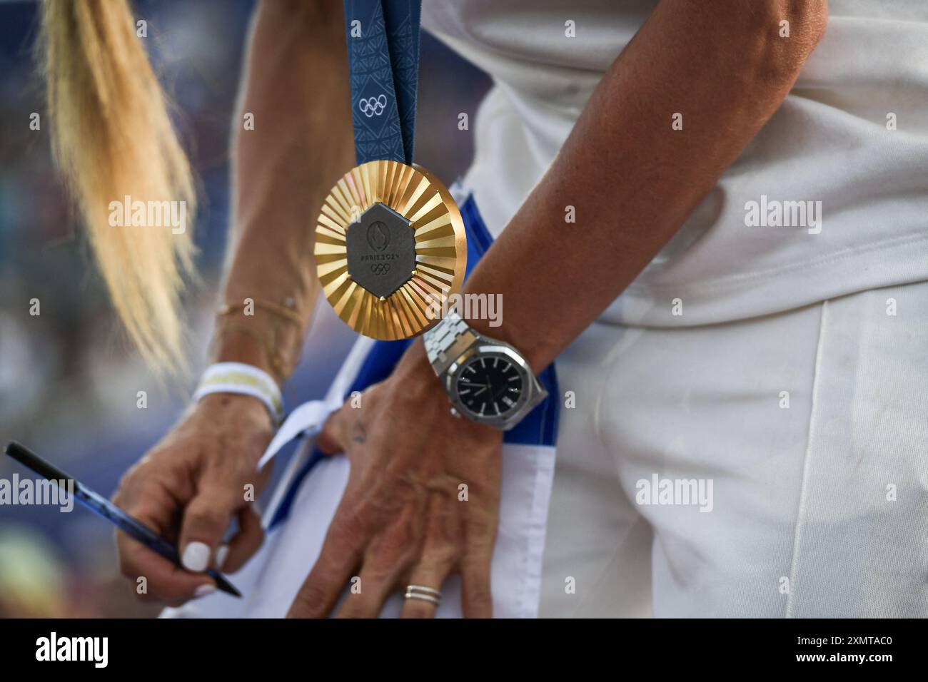 France’s golden medalist at mountain bike cycling Pauline Ferrand ...