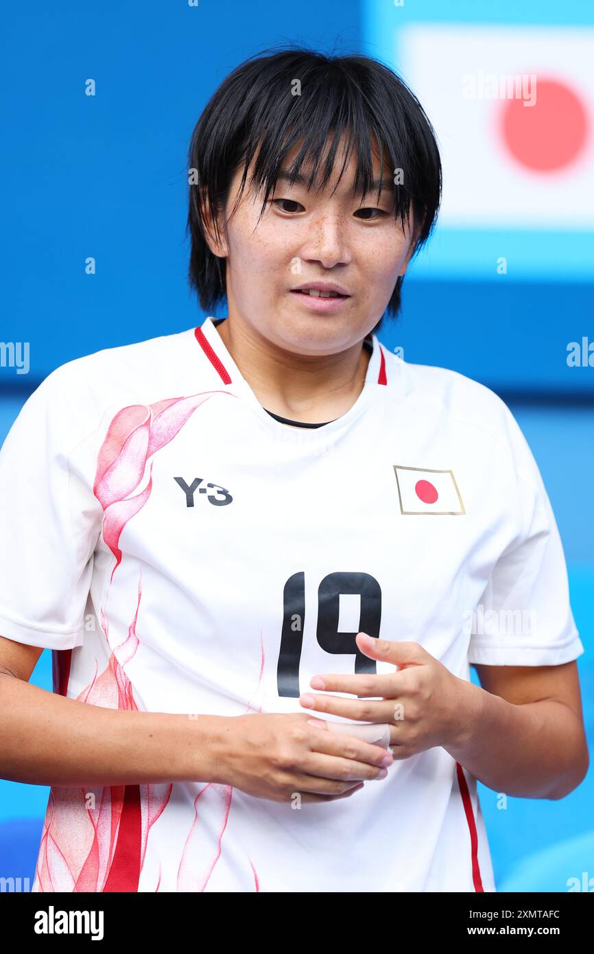 Paris, France. 28th July, 2024. Remina Chiba (JPN) Football/Soccer ...