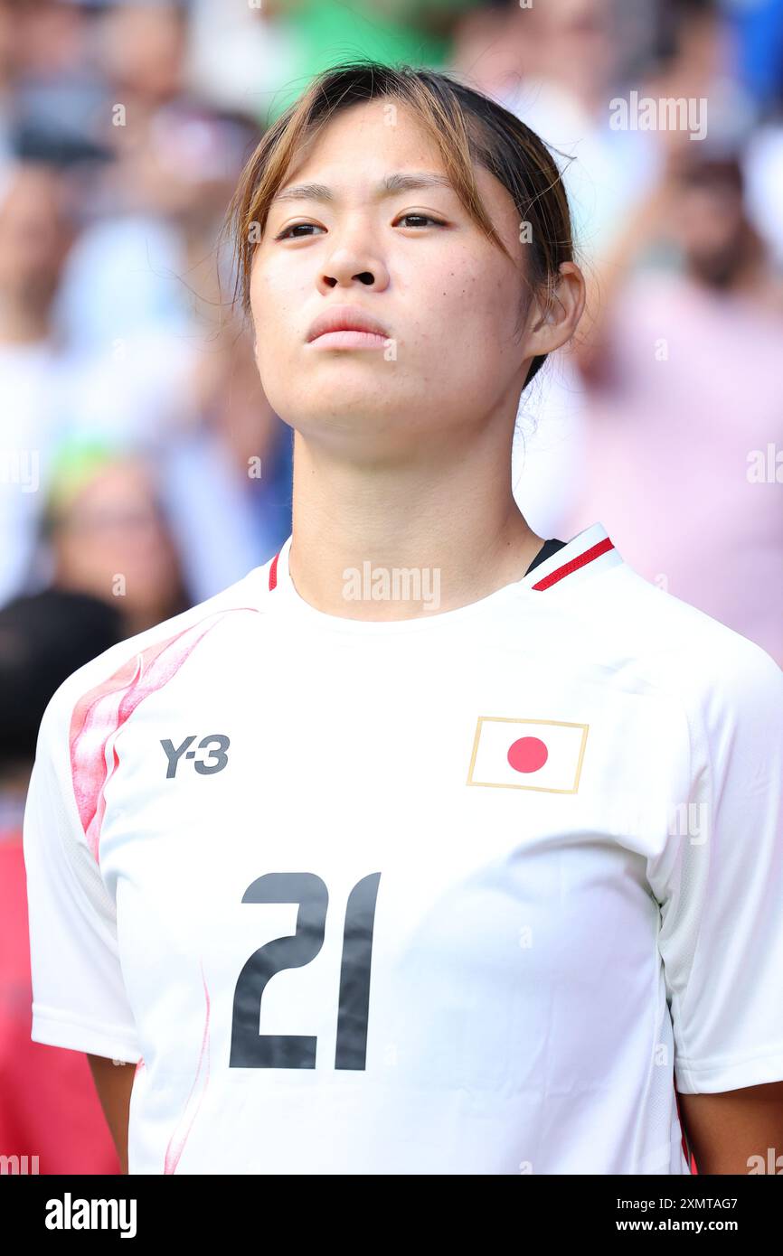 Rion Ishikawa (JPN), JULY 28, 2024 - Football/Soccer : Women's Group C match between Brazil 1-2 ...