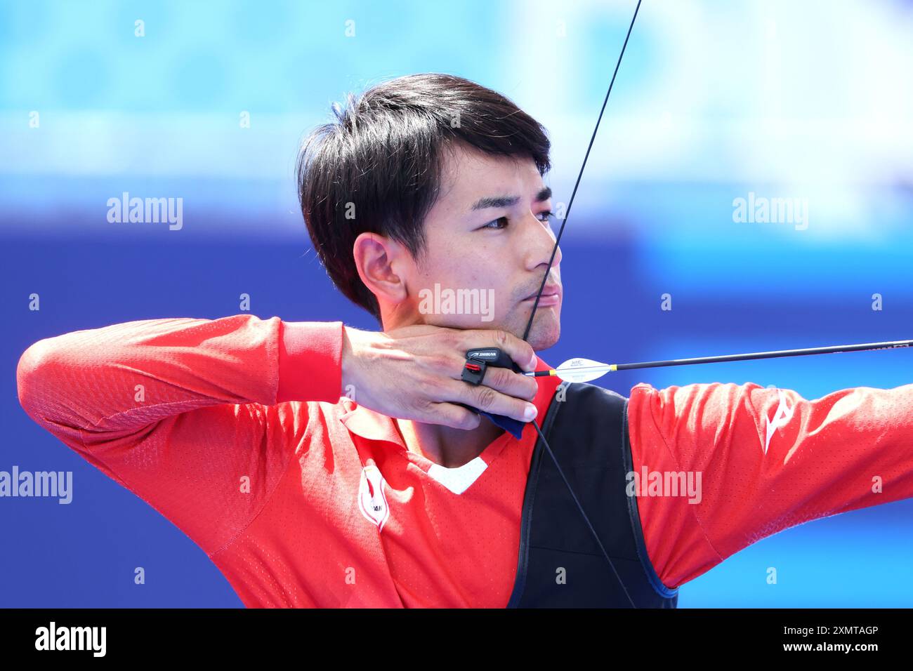 Paris, France. 29th July, 2024. Junya Nakanishi (JPN) Archery : Women's Team Quarter-Final ...
