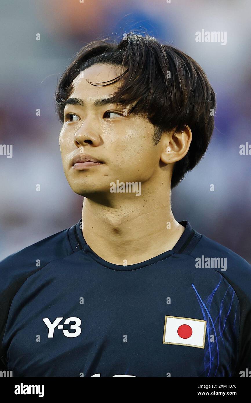 Bordeaux, France. 27th July, 2024. Koki Saito (JPN) Football/Soccer ...