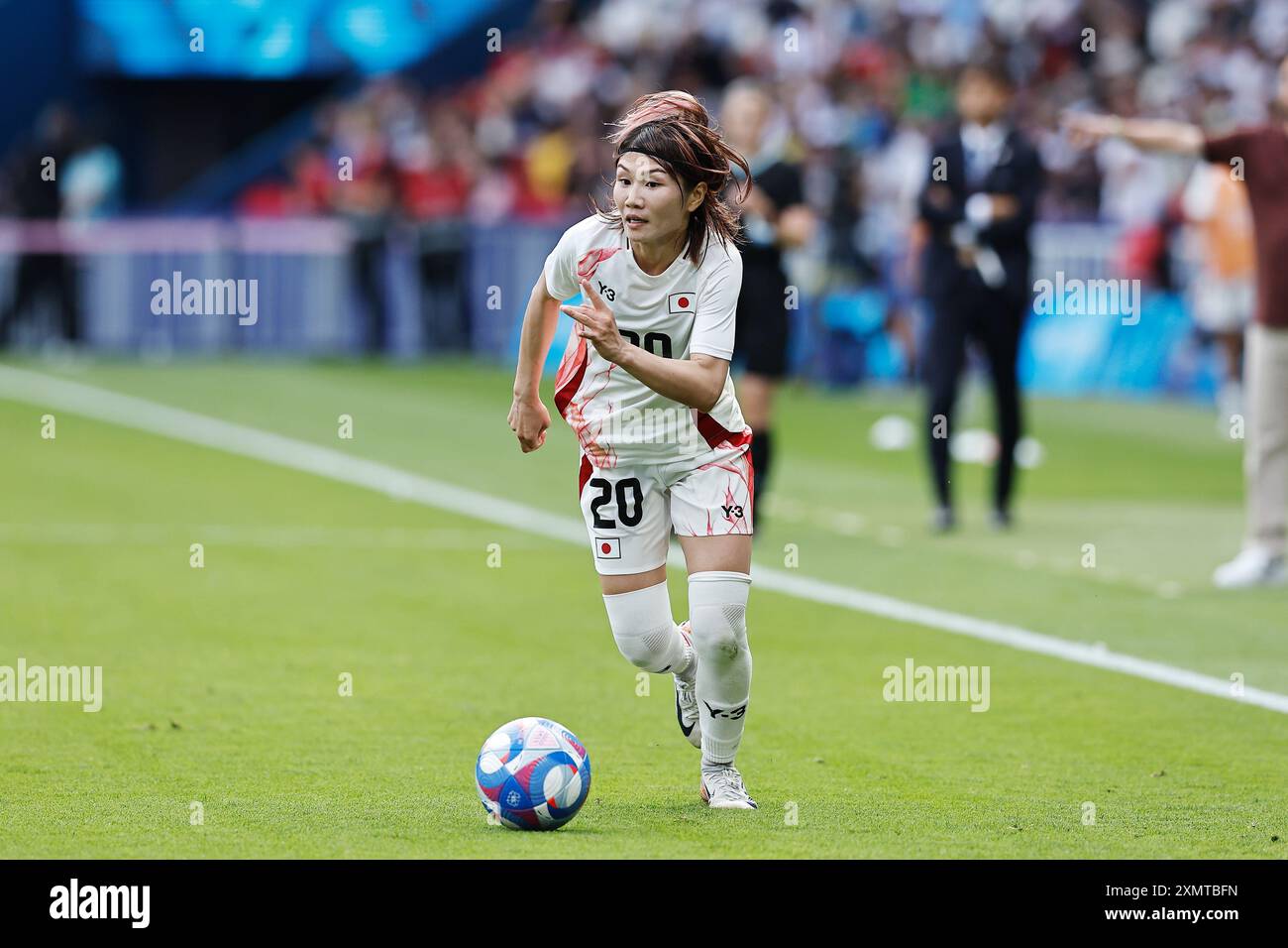 Paris, France. 28th July, 2024. Miyabi Moriya (JPN) Football/Soccer : Paris 2024 Olympic Games ...