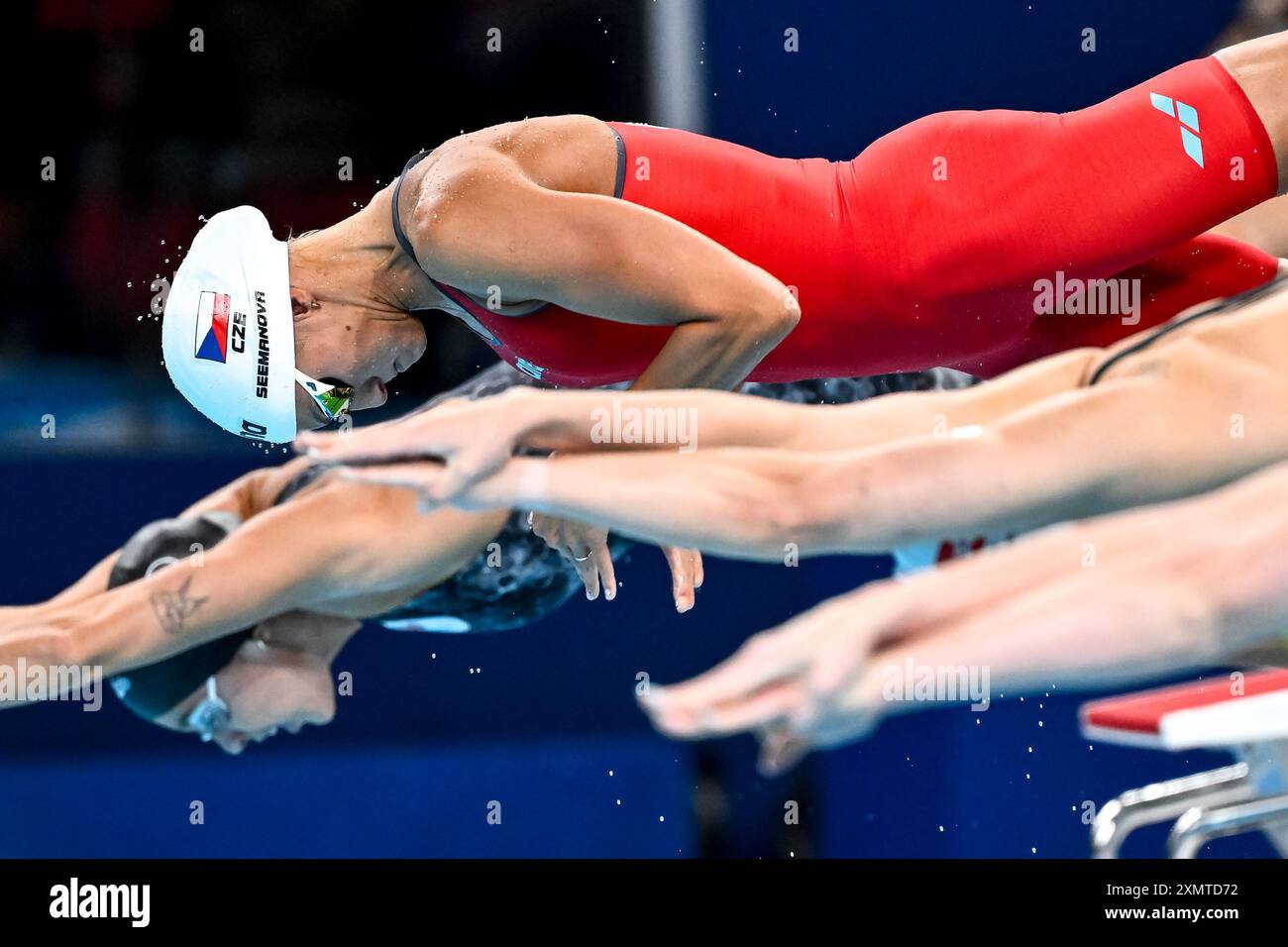 Paris, France. 29th July, 2024. Barbora Seemanova of Czechia competes ...