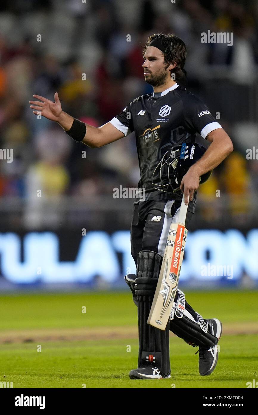 29th July 2024; Old Trafford Cricket Ground, Manchester, England; The ...
