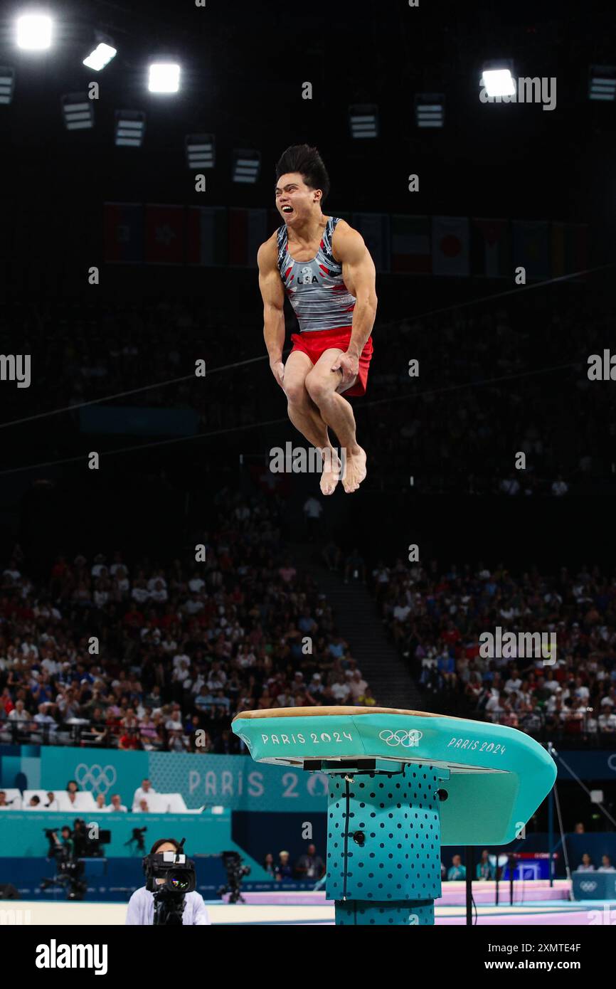 PARIS, FRANCE. 29th July, 2024. Asher Hong of Team United States ...