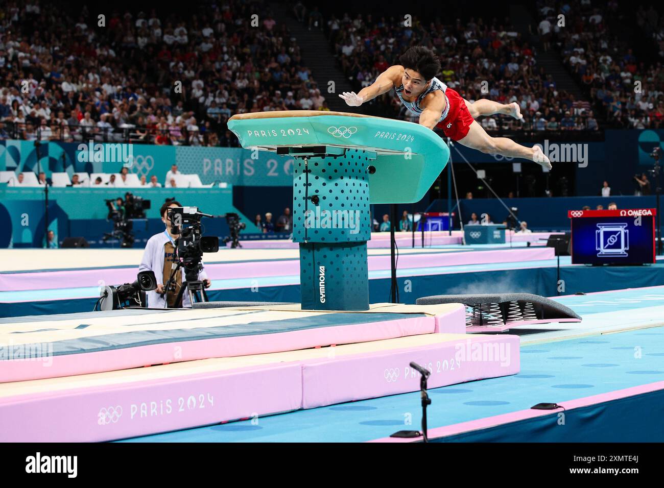 PARIS, FRANCE. 29th July, 2024. Asher Hong of Team United States ...