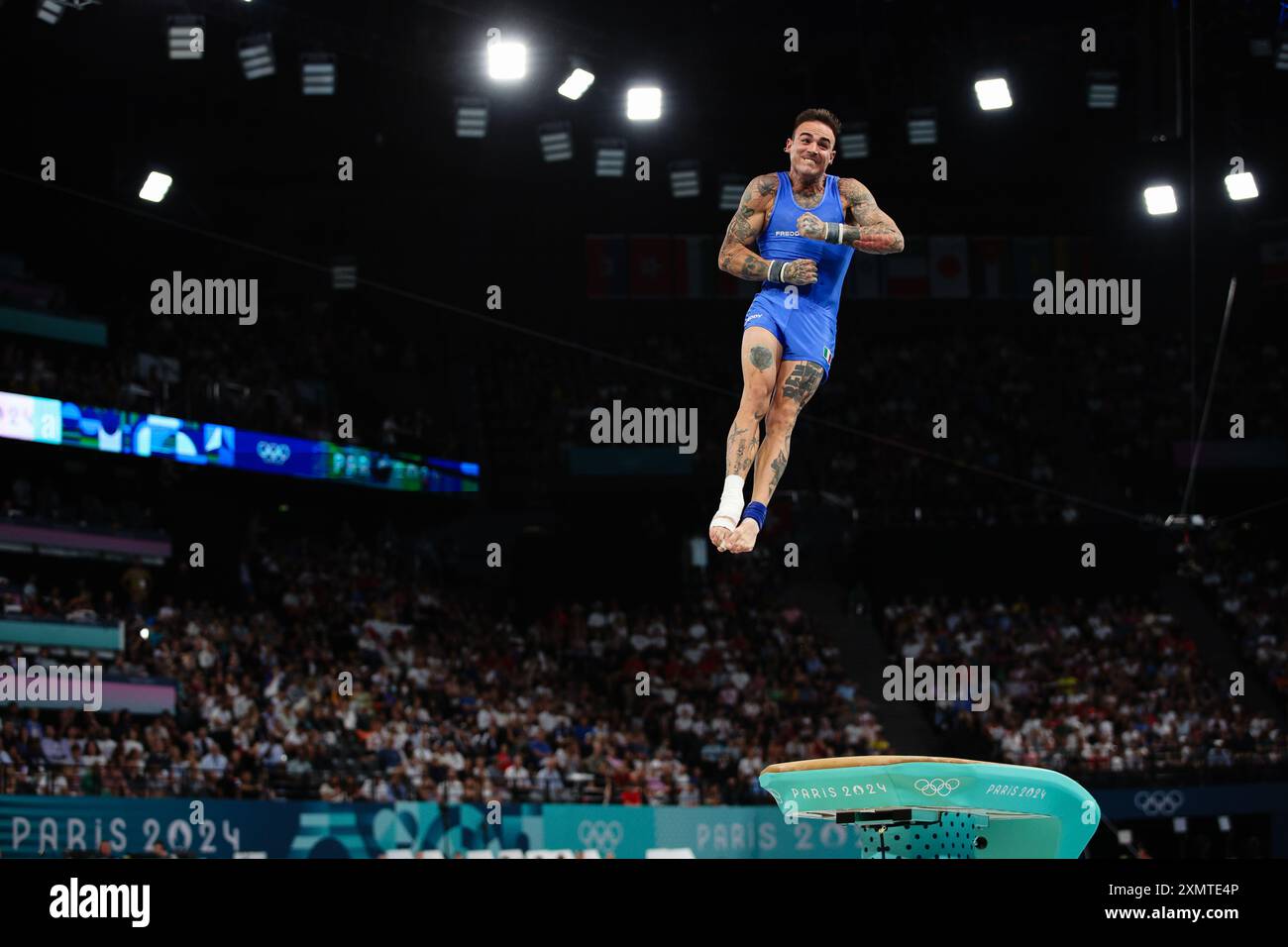PARIS, FRANCE. 29th July, 2024. Nicola Bartolini of Team Italy competes ...