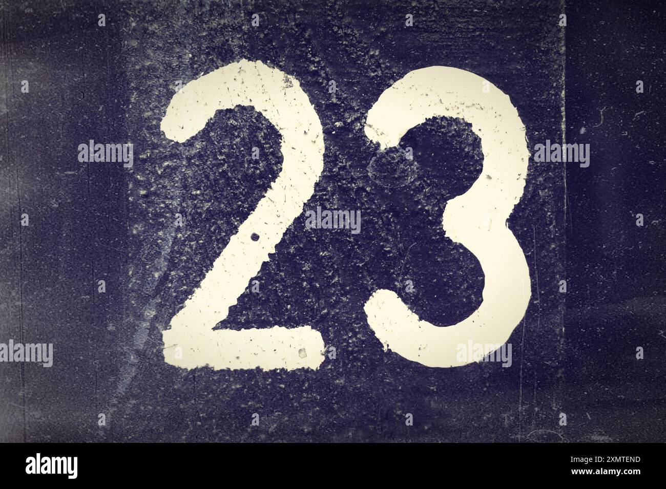 Number 23 twenty three hi-res stock photography and images - Alamy
