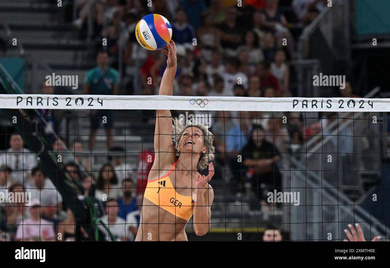 Paris, France. 29th July, 2024. Olympia, Paris 2024, Beach Volleyball ...