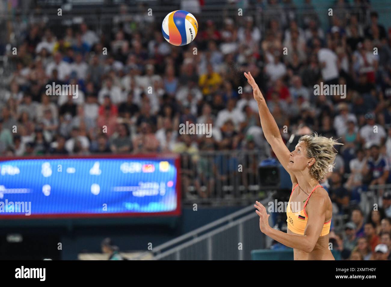 Paris, France. 29th July, 2024. Olympia, Paris 2024, Beach Volleyball ...