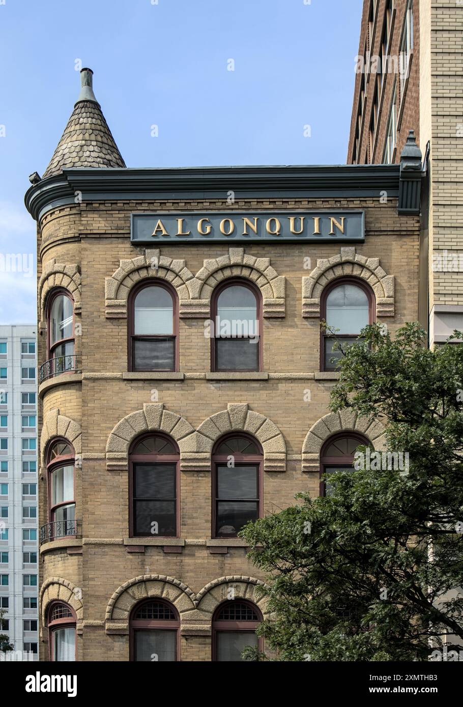 Algonquin building on corner of Main st and Summer in Stamford ...