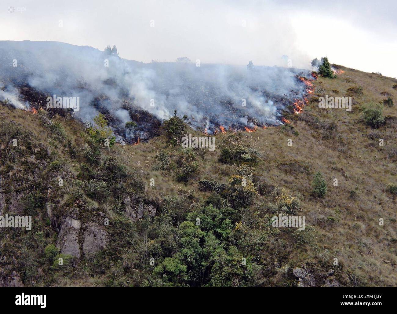 CUENCA FOREST FIRE Cuenca,Ecuador July 29, 2024 At the moment personnel ...