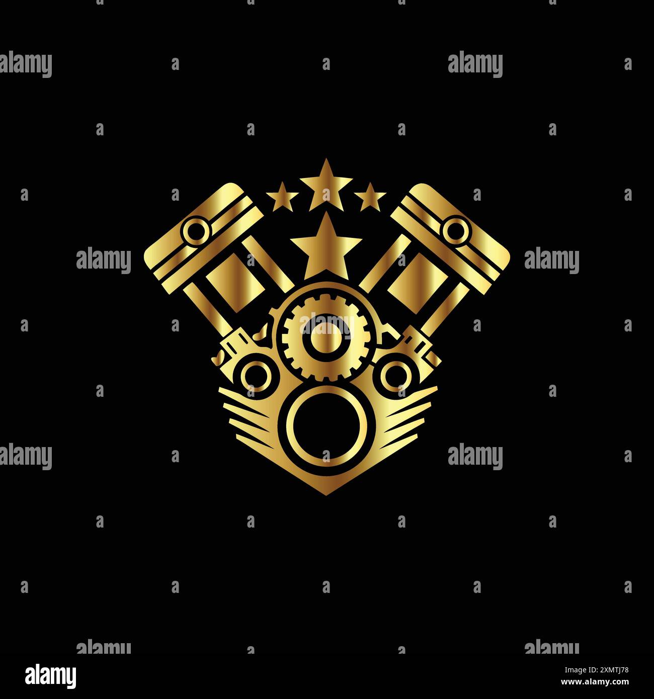 Vintage engine Stock Vector Images - Alamy