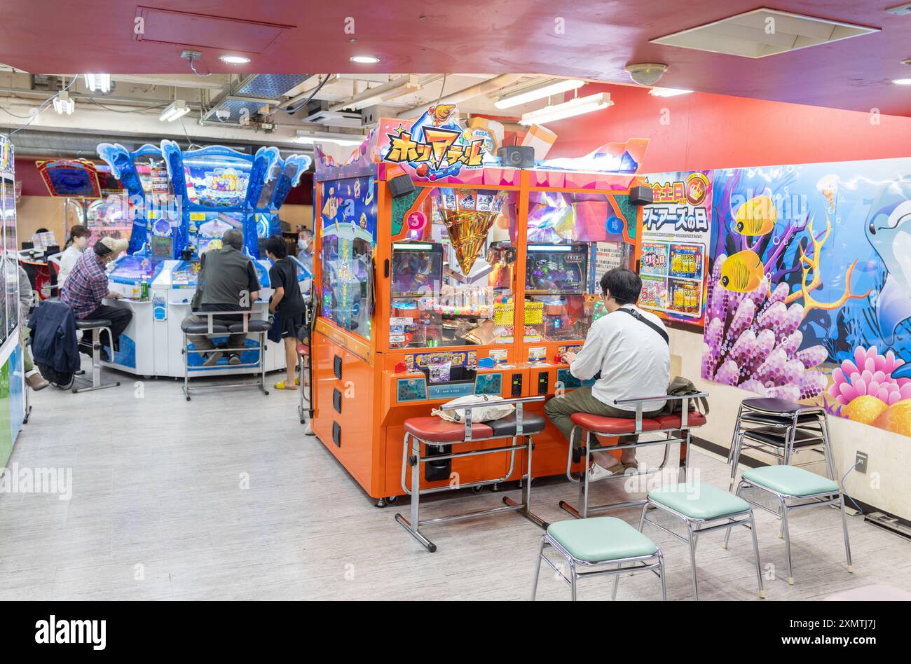 Nakano, Japan - May 26, 2024: People Are Playing Pachinko in a Japanese ...