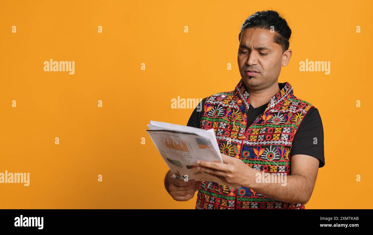 Angry indian man throwing studio hi-res stock photography and images ...