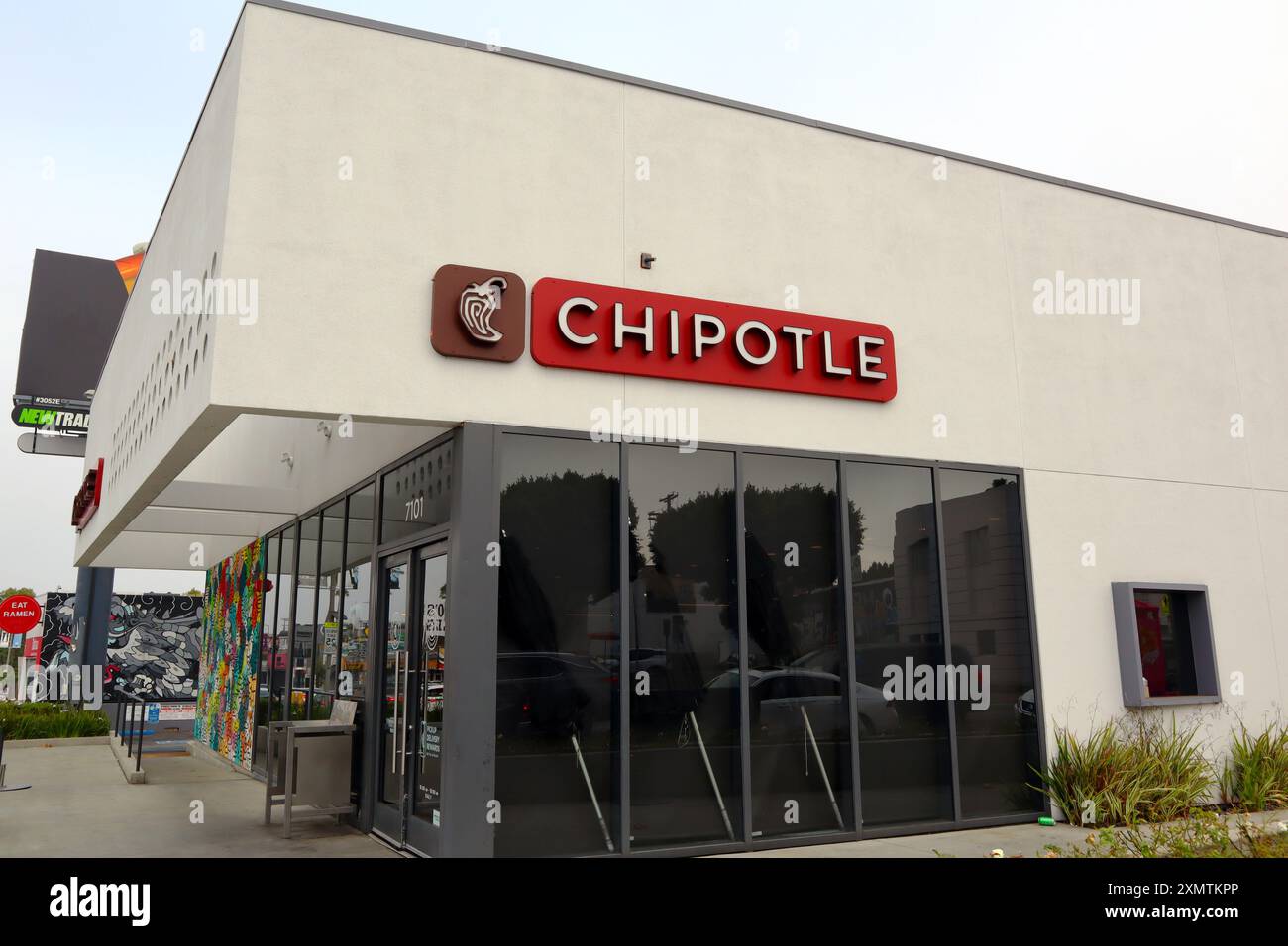 Los Angeles, California: Chiptole Mexican Grill Restaurant Stock Photo ...