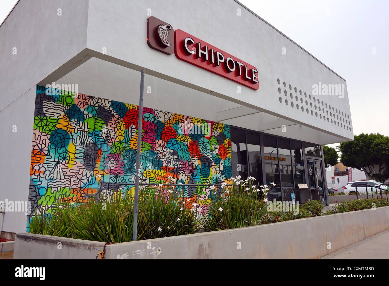 Los Angeles, California: Chiptole Mexican Grill Restaurant Stock Photo ...