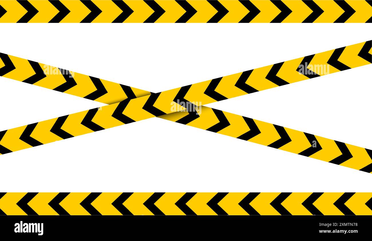 Chevron warning sign Stock Vector Images - Alamy