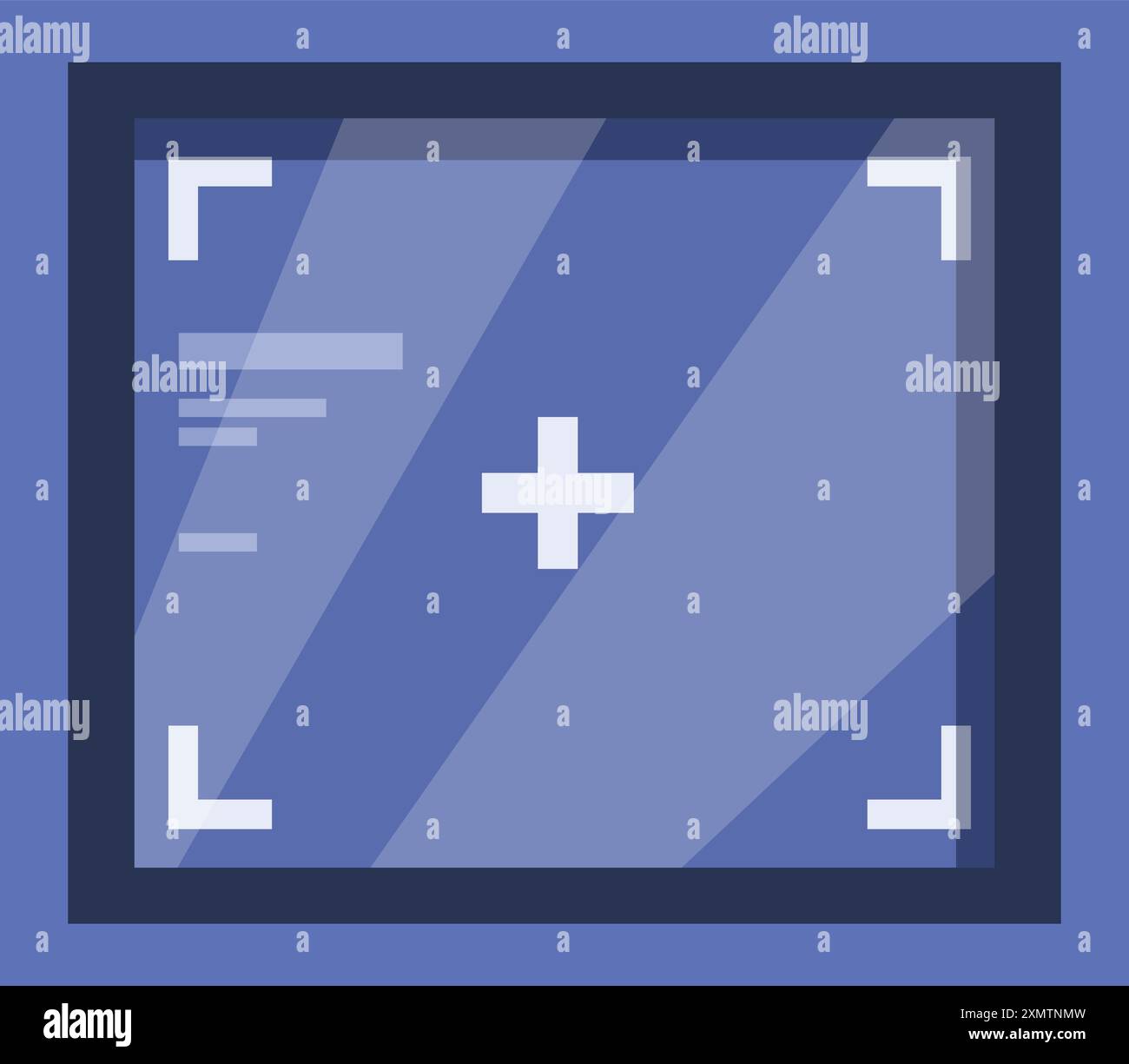 Medical scanner is displaying patient results in a hospital, showcasing ...