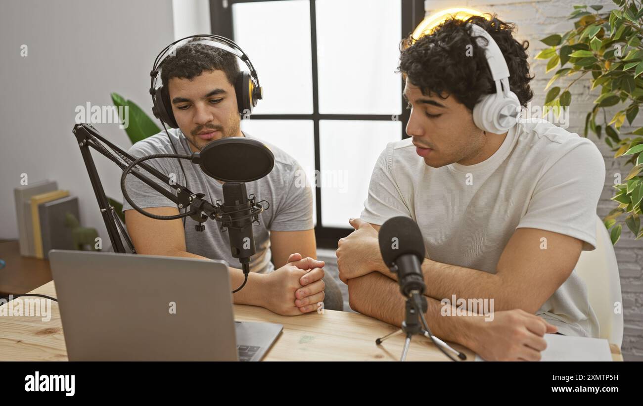 Male influencer having conversation hi-res stock photography and images ...