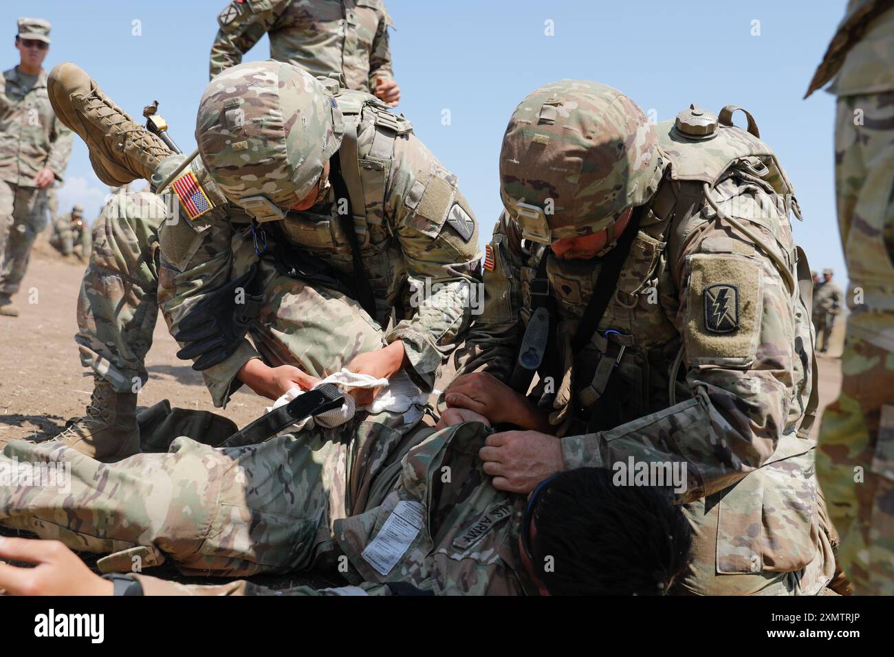 U.S. Army Soldiers of the 79th Infantry Brigade Combat Team, California ...