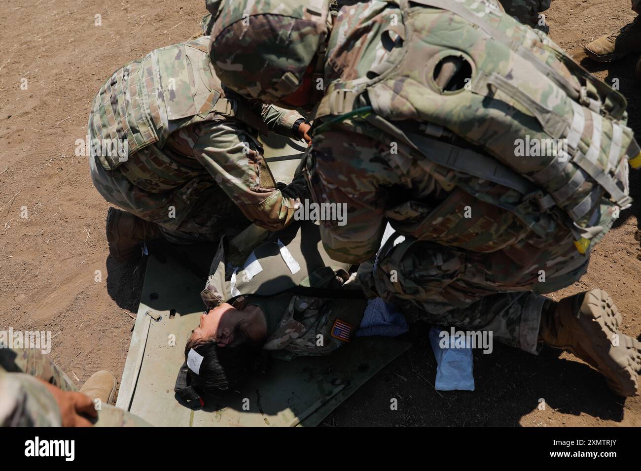 U.S. Army Soldiers of the 79th Infantry Brigade Combat Team, California ...