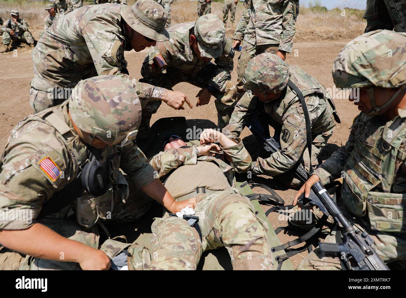 U.S. Army Soldiers of the 79th Infantry Brigade Combat Team, California ...