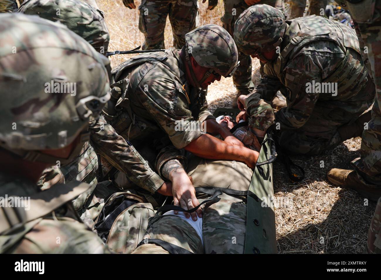 U.S. Army Soldiers of the 79th Infantry Brigade Combat Team, California ...