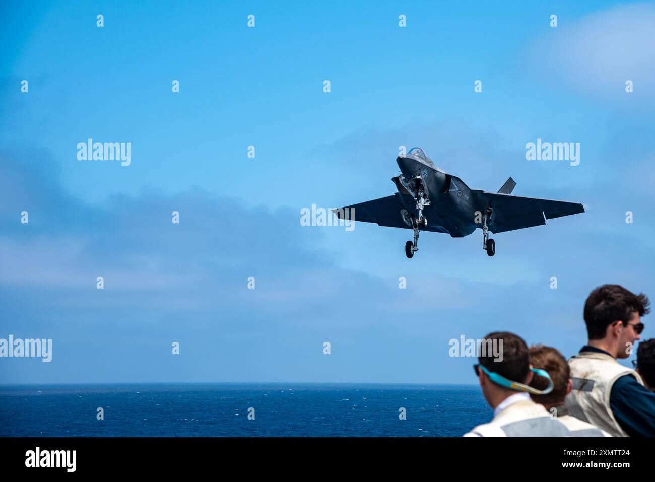 An F-35C Lightning II from the "Rough Raiders" of Strike Fighter ...