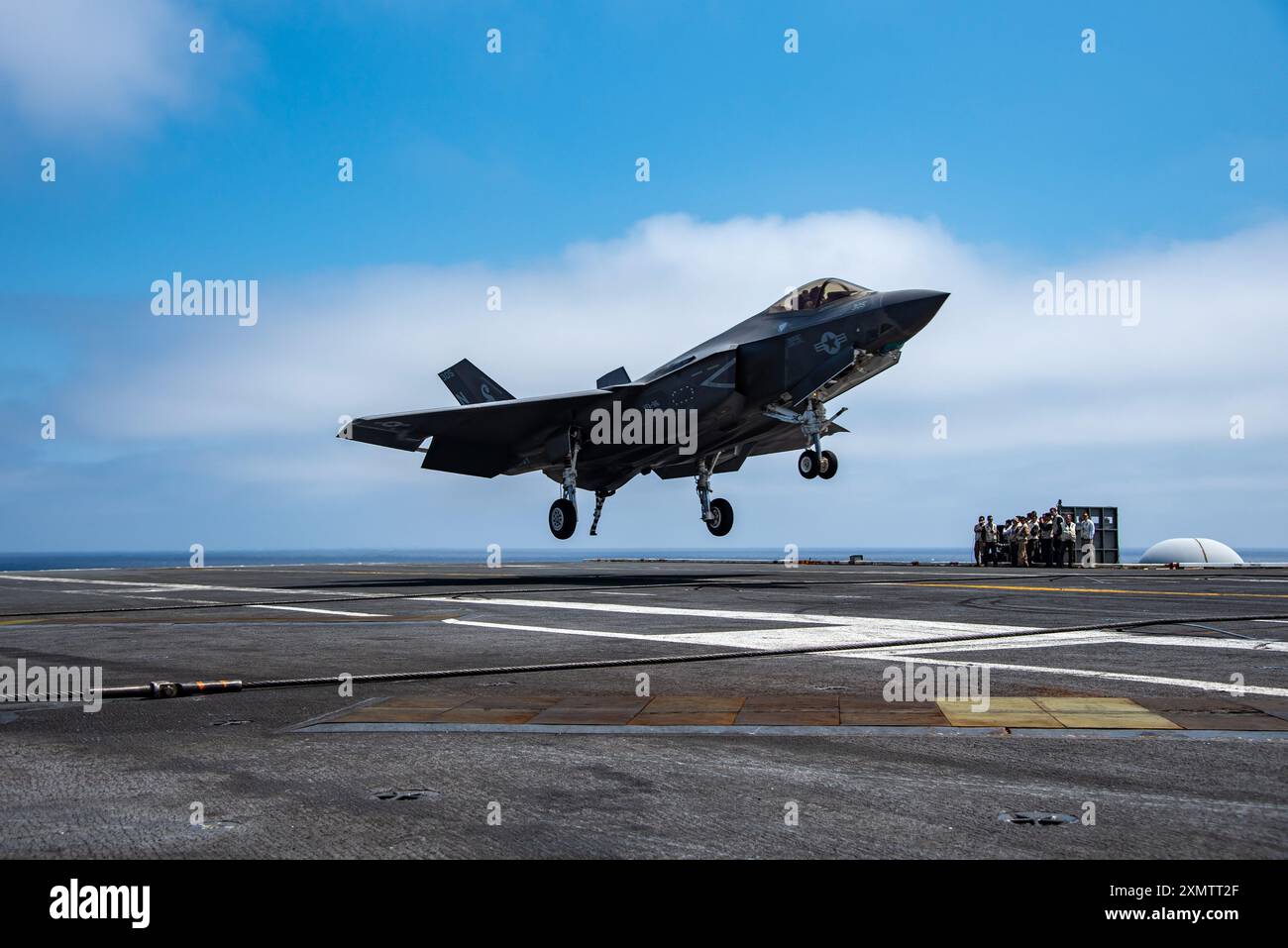 An F-35C Lightning II from the "Sidewinders" of Strike Fighter Squadron ...