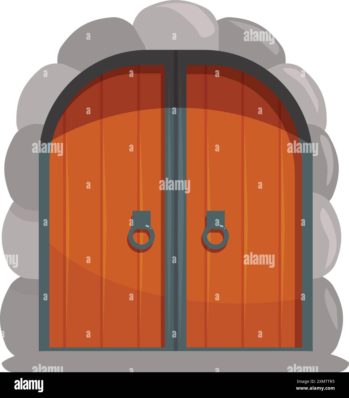 Archway entrance to fortress Cut Out Stock Images & Pictures - Alamy