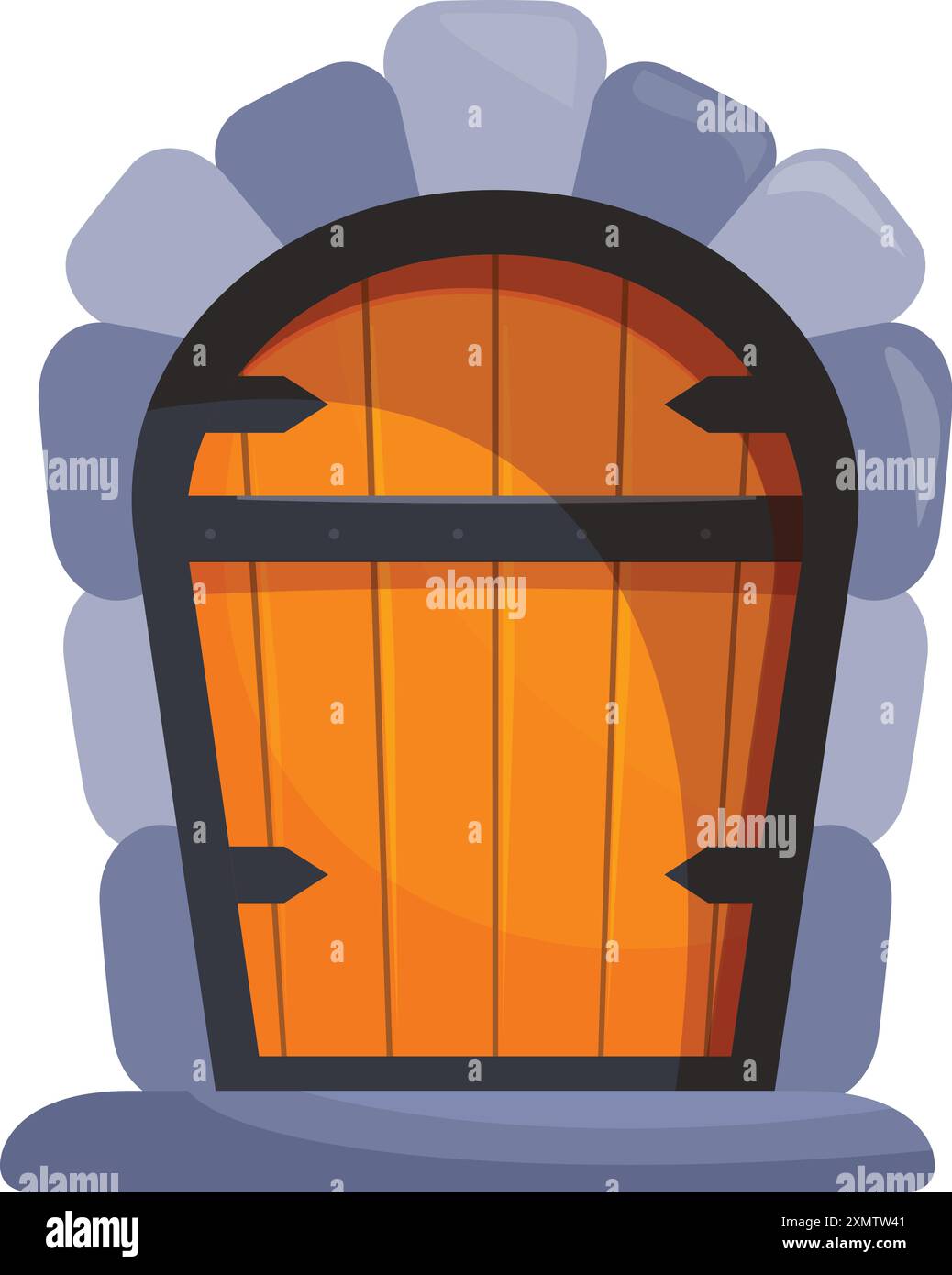 Secret door castle Stock Vector Images - Alamy