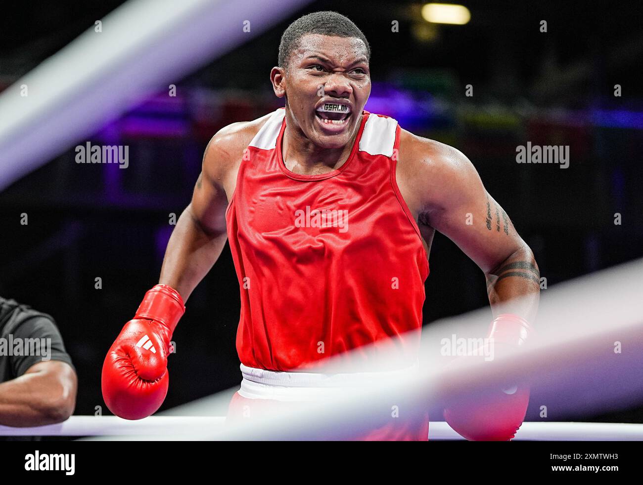 Paris, France. 29th July, 2024. Gerlon Gilmar Congo Chala of Ecuador ...