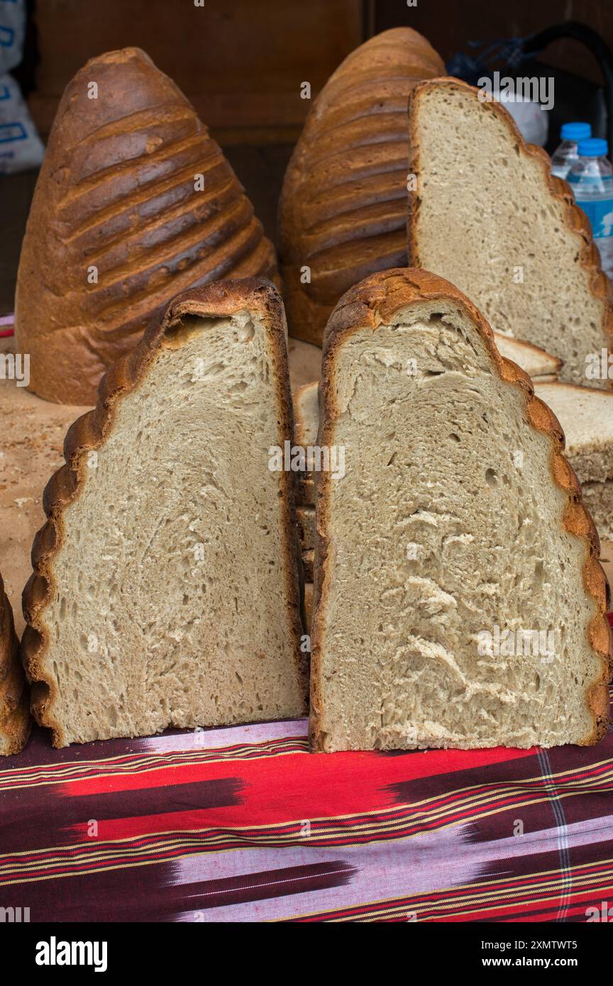 Traditional Turkish style made bread loaf Stock Photo - Alamy