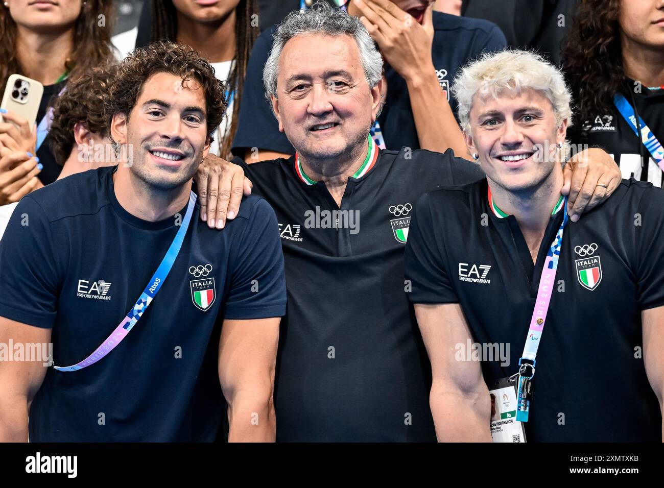 Paolo barelli and nicolo martinenghi of italy hi-res stock photography ...