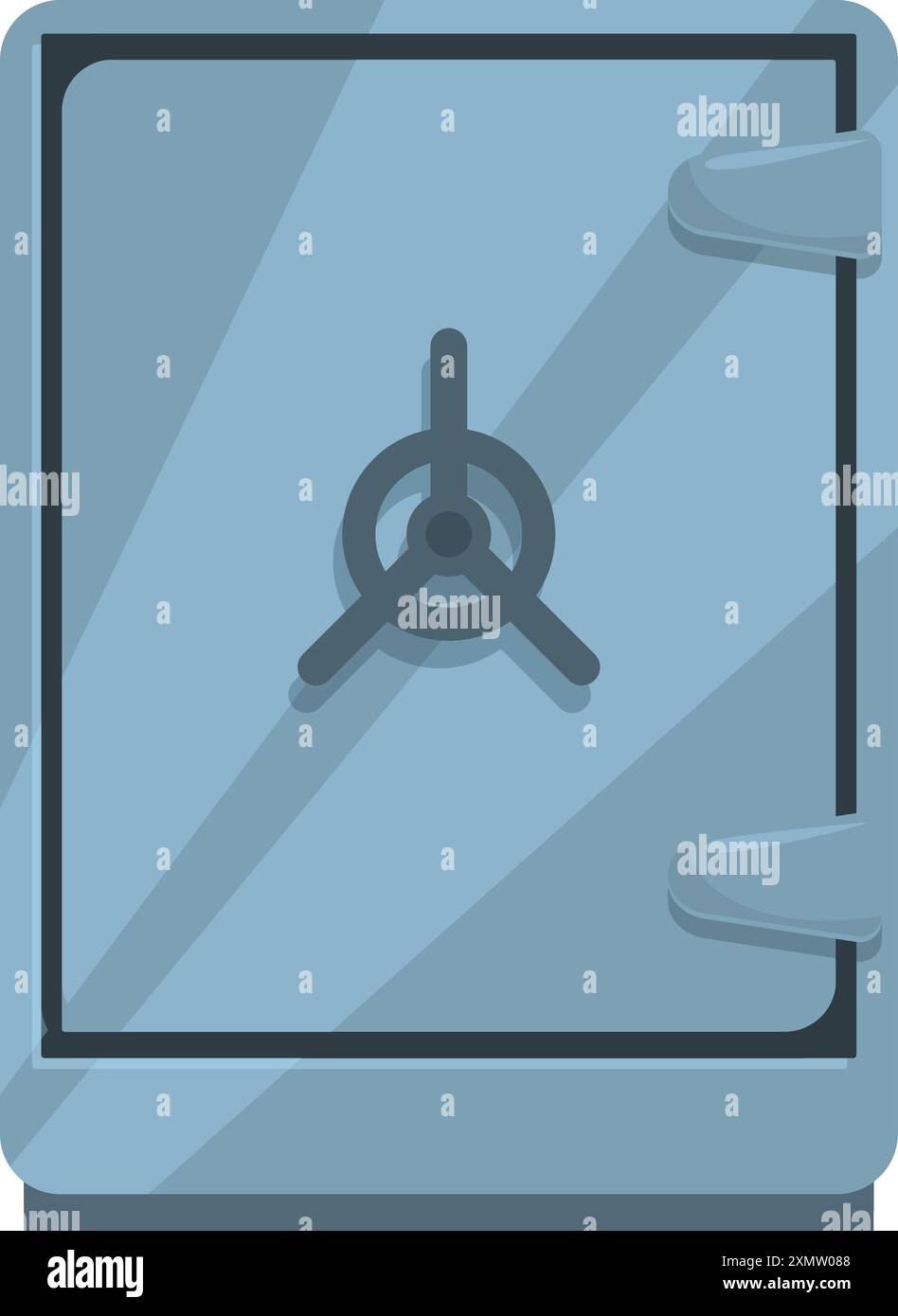 Large, heavy duty safe is protecting important documents, money, and ...