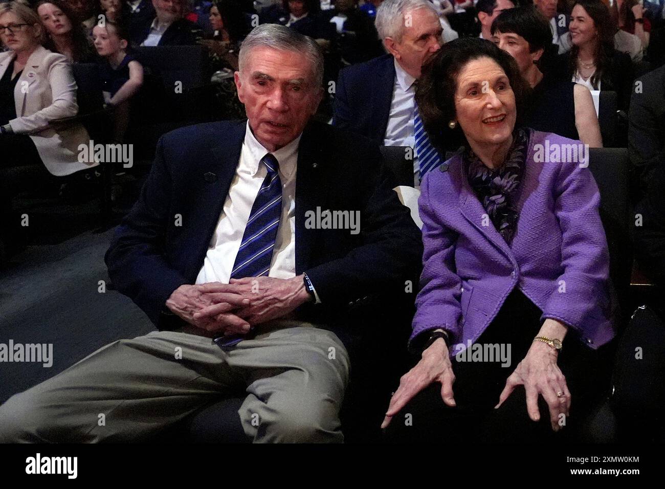 Lynda Robb, daughter of President Lyndon B. Johnson, right, and her ...