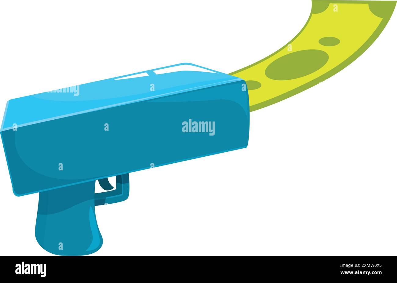 Money gun shooting banknotes hi-res stock photography and images - Alamy