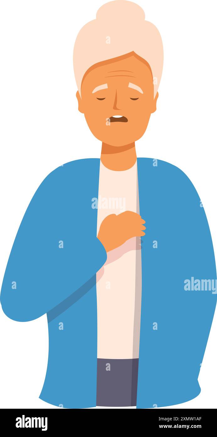 Strong mature woman Stock Vector Images - Alamy