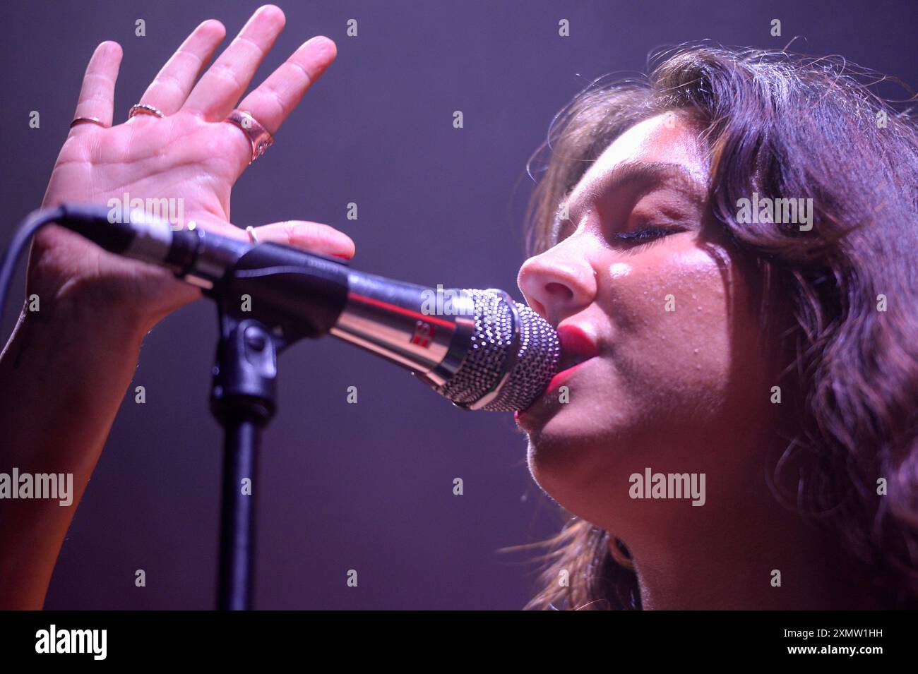 The Mysterines play on the Leadmill Stage at Tramlines 2024 Stock Photo ...