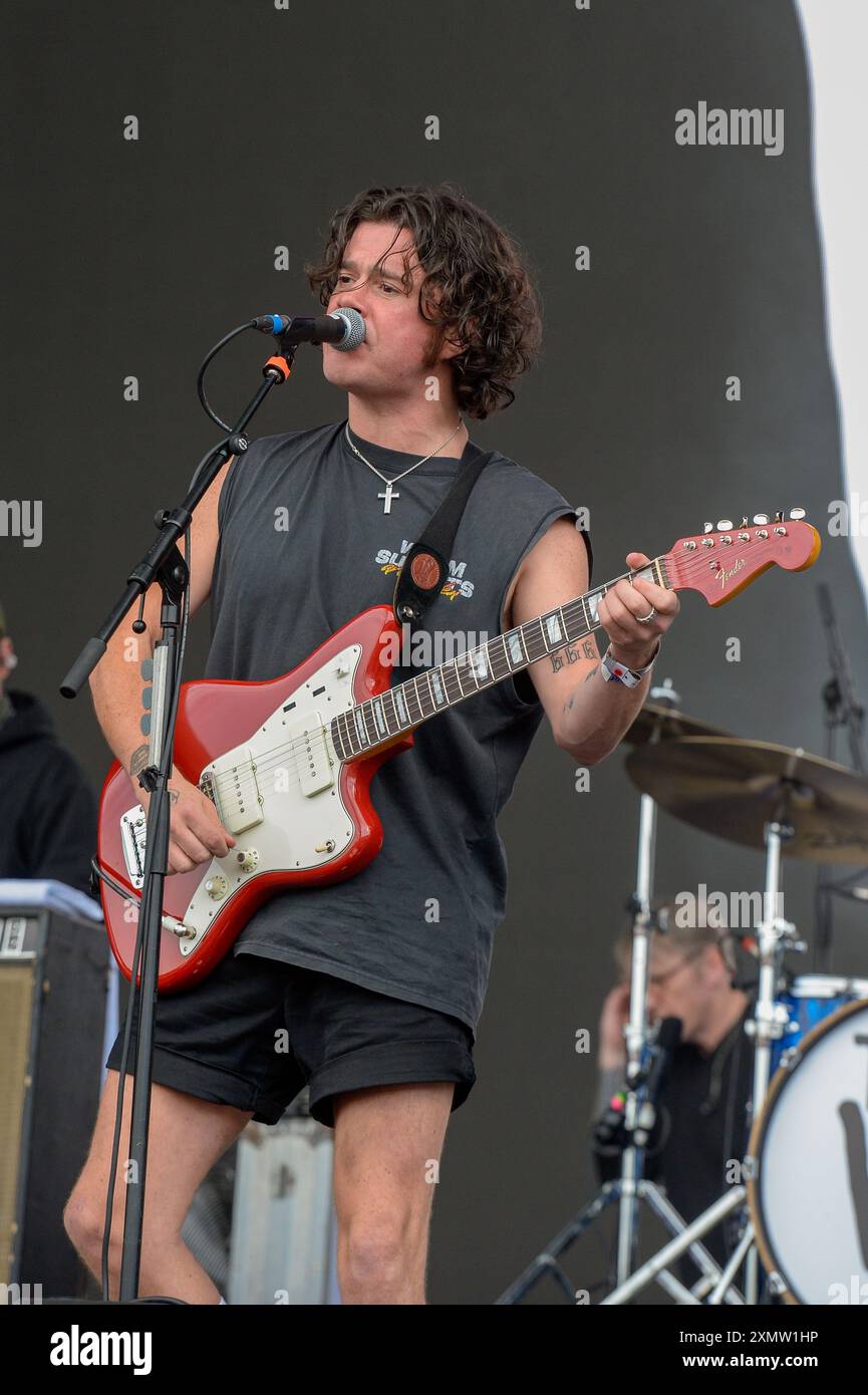 The View play on the Main Stage at Tramlines 2024 Stock Photo - Alamy