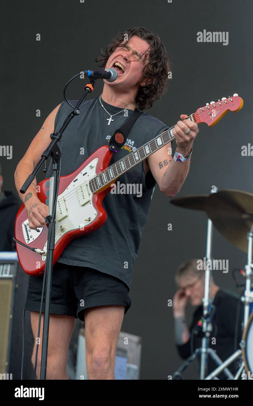 The View play on the Main Stage at Tramlines 2024 Stock Photo - Alamy