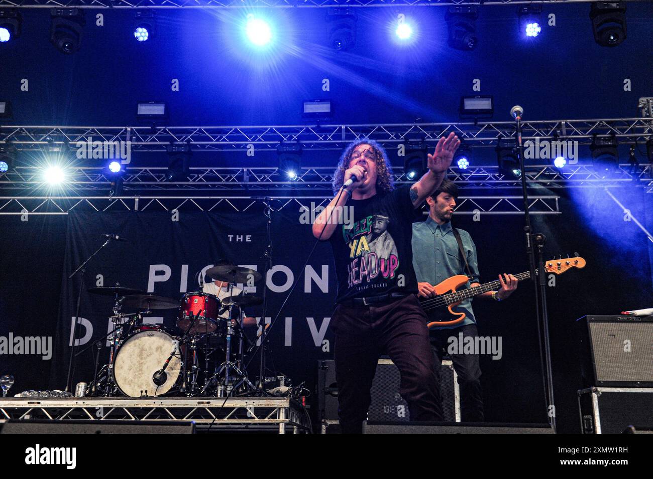 The Pigeon Detectives play on the T'Other Stage at Tramlines 2024 Stock ...