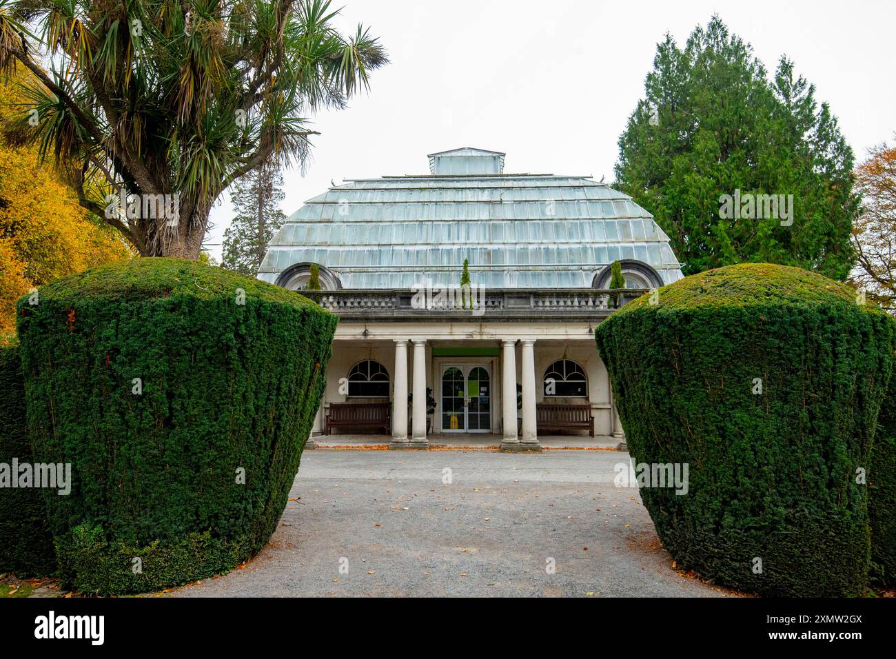 Cunningham House in Christchurch Botanic Gardens - New Zealand Stock ...